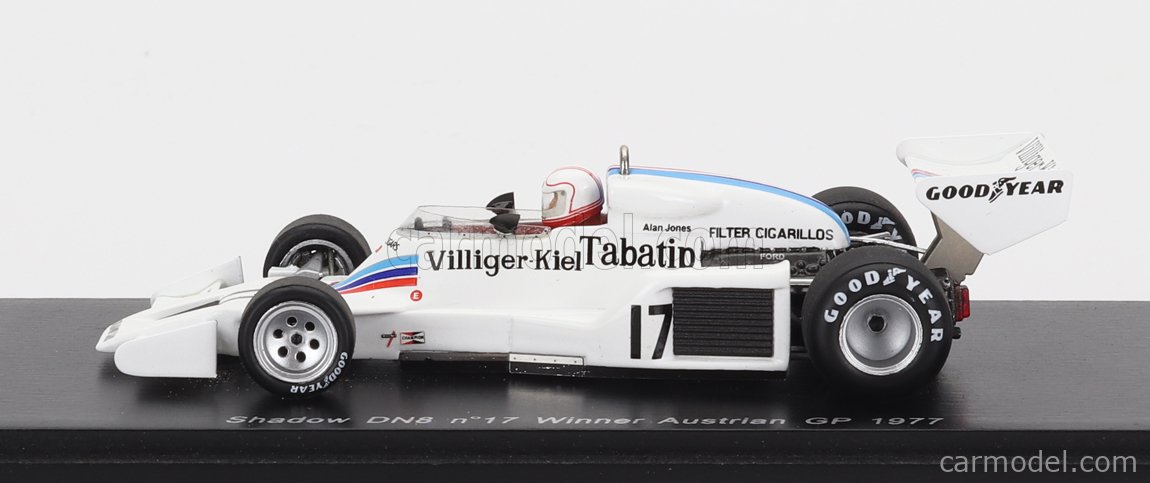 SPARK-MODEL S1756 Echelle 1/43 | SHADOW F1 DN8 N 17 WINNER GP AUSTRIAN ...