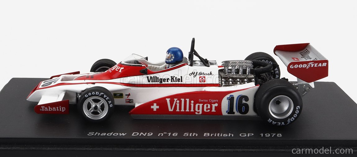 SPARK-MODEL S1694 Echelle 1/43 | SHADOW F1 DN9 N 16 BRITISH GP 1978 ...