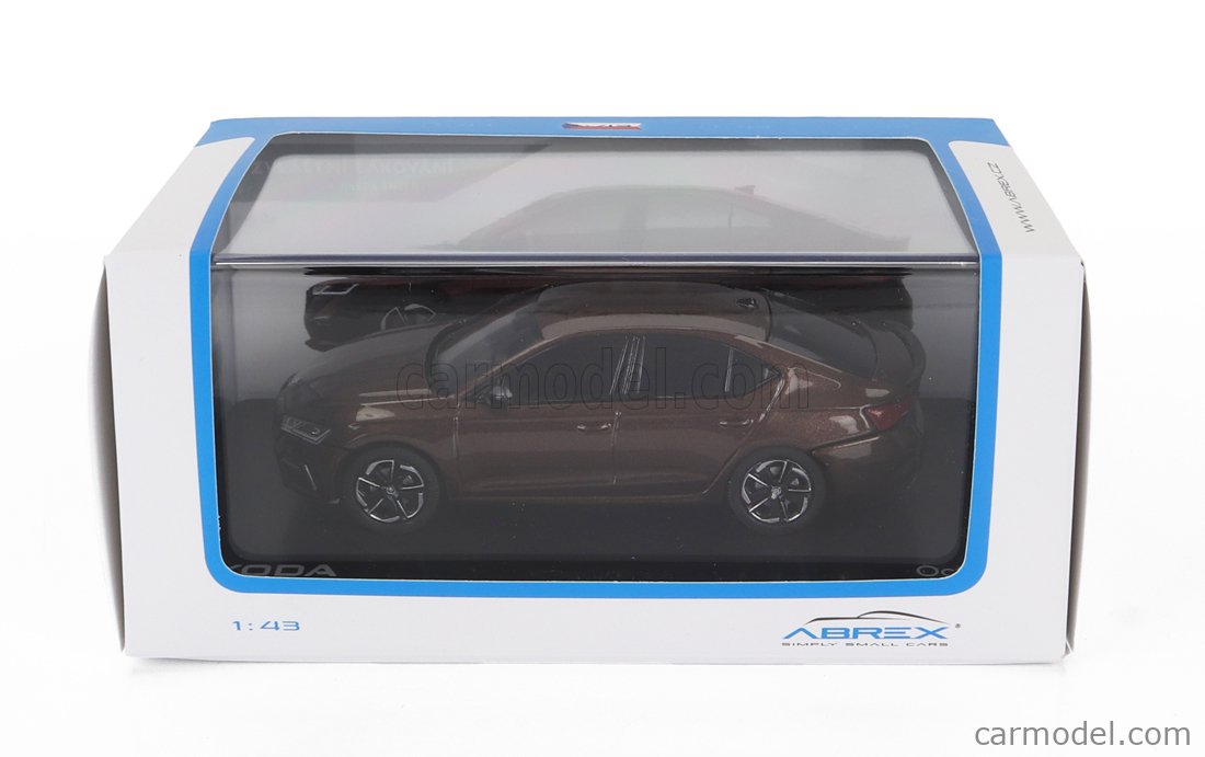 ABREX 143ABZ-037Ri Scale 1/43 | SKODA OCTAVIA IV RS 2020 BROWN MET