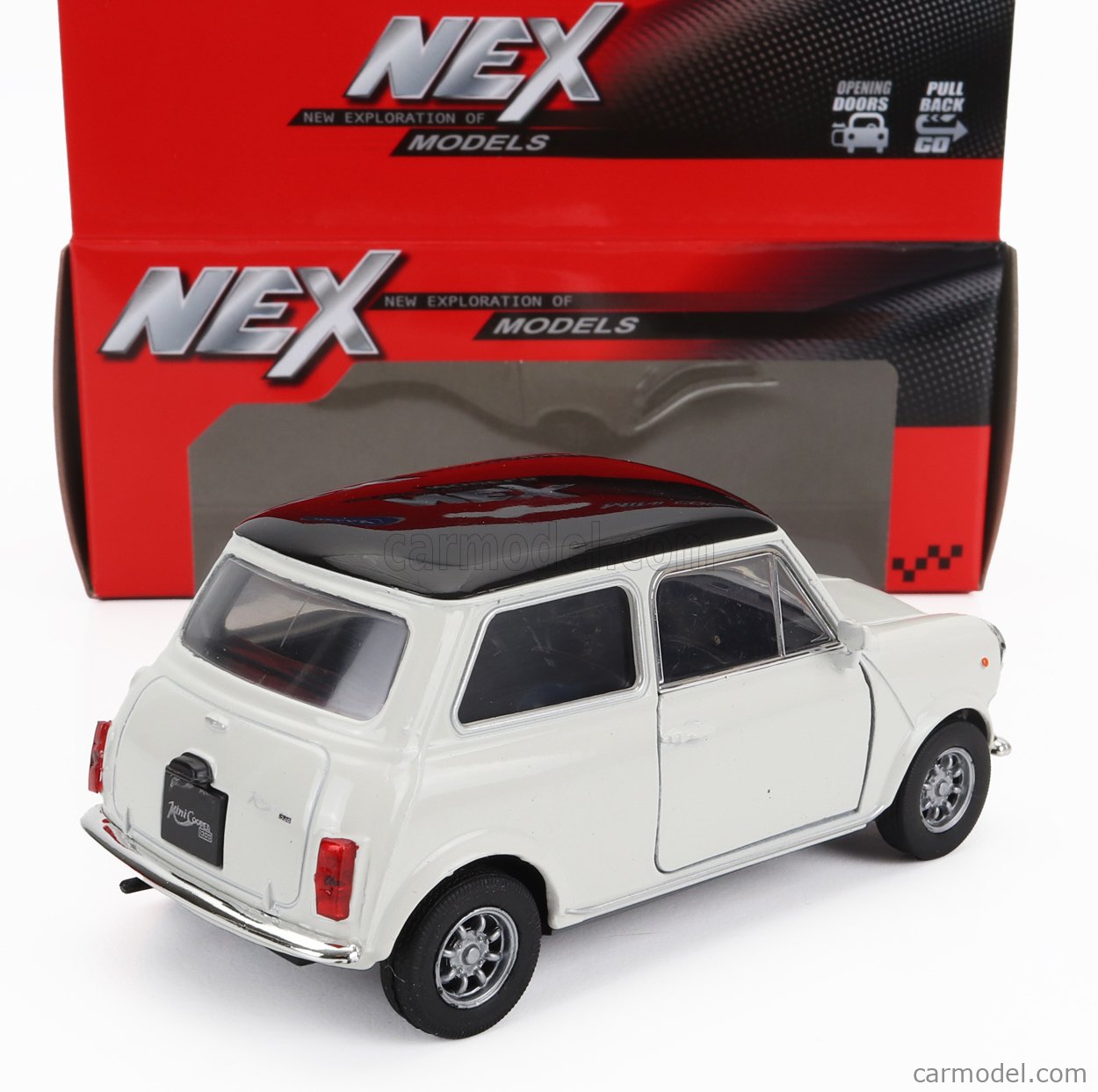 WELLY WE43609WCR-49720 Scale 1/34 | MINI COOPER 1300 1970 WHITE BLACK