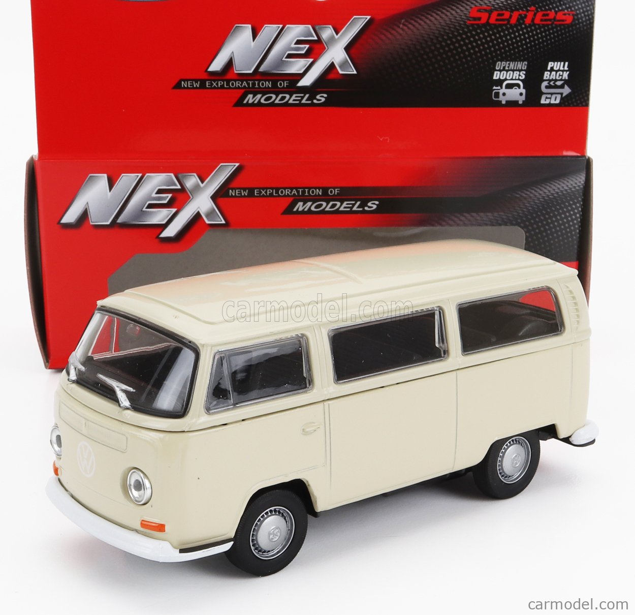 WELLY WE42347WCR-49720 Scale 1/34 | VOLKSWAGEN T1 MINIBUS 1962 CREAM