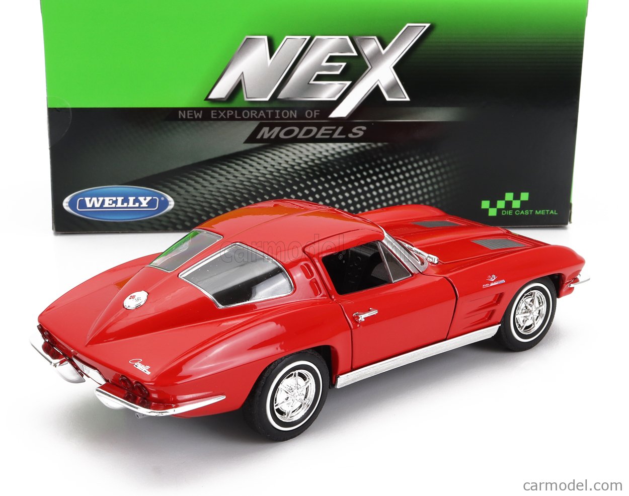 WELLY WE24073R Scale 1/24 | CHEVROLET CORVETTE 1963 RED
