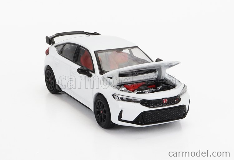 POP-RACE-LIMITED PR640011 Scale 1/64 | HONDA CIVIC TYPE-R (FL5) 2020 WHITE