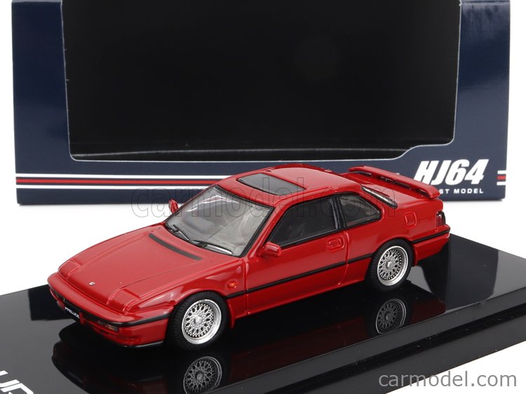IGNITION-MODEL HJ642002CR Scale 1/64 | HONDA PRELUDE Si 1989 RED