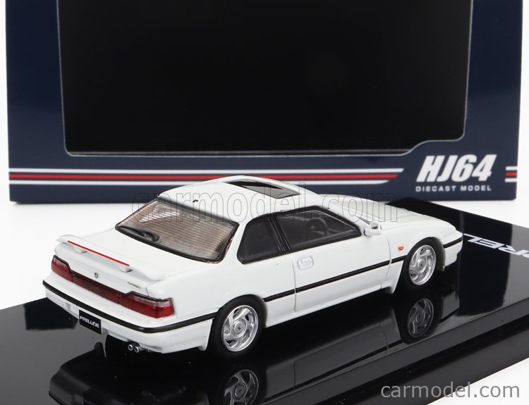 IGNITION-MODEL HJ642002AW Scale 1/64 | HONDA PRELUDE 2.0XX 4WS 1989 WHITE