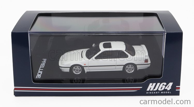 IGNITION-MODEL HJ642002AW Scale 1/64 | HONDA PRELUDE 2.0XX 4WS 1989 WHITE