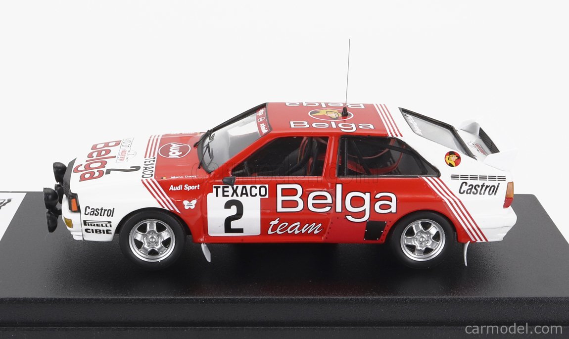 TROFEU TRRBE50 Masstab: 1/43 | AUDI QUATTRO (night version) TEAM BELGA ...