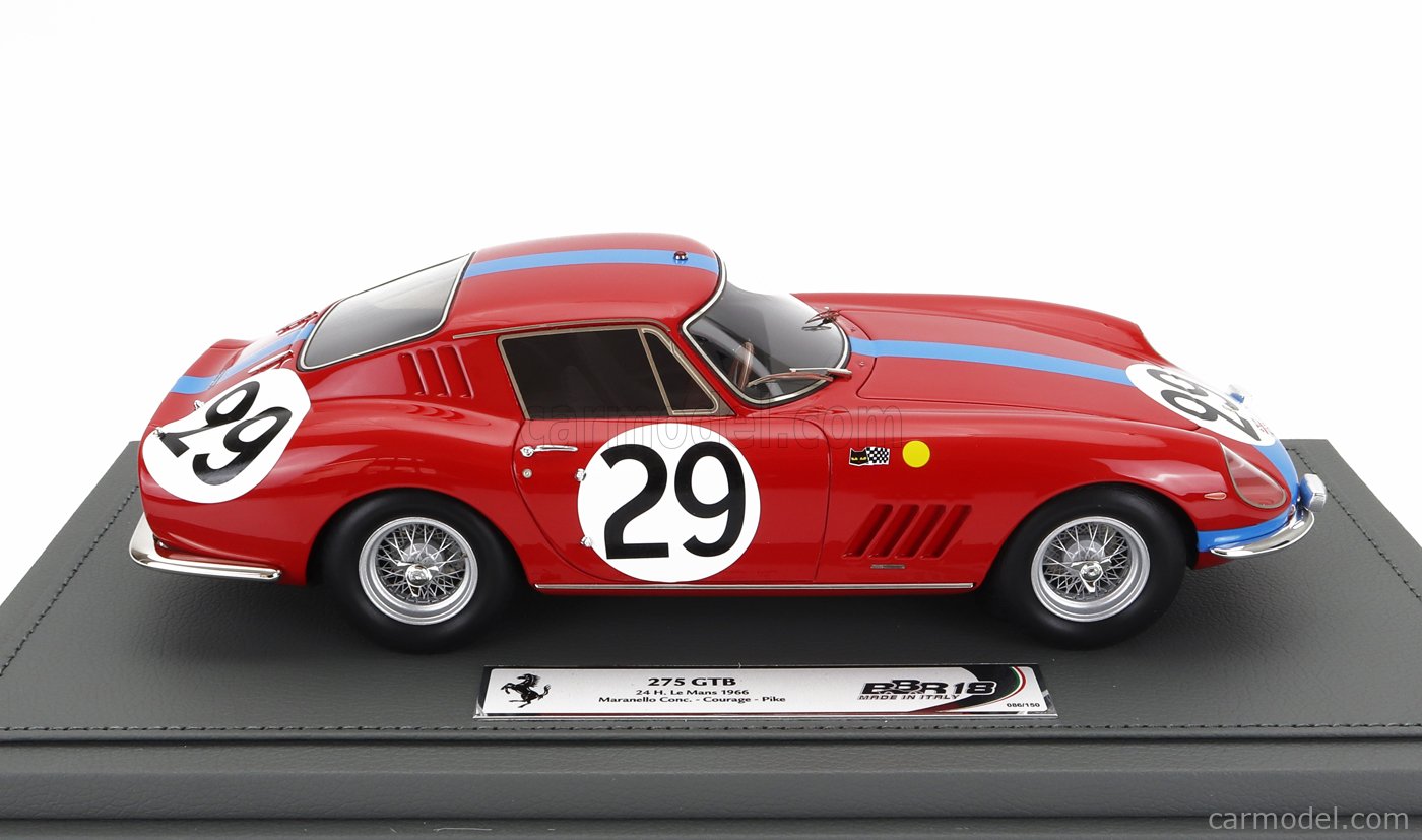 BBR-MODELS BBR1826-VET Echelle 1/18 | FERRARI 275 GTB 3.3L V12 TEAM ...