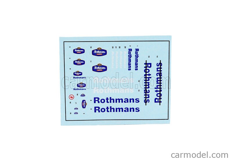 MINICHAMPS 540943302 Scale 1/43 | WILLIAMS F1 FW16 TEAM ROTHMANS ...