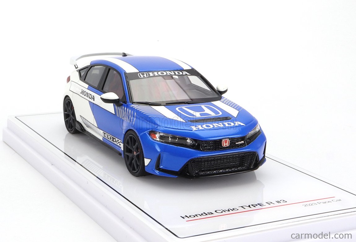 TRUESCALE TSM430767 Scale 1/43 | HONDA CIVIC TYPE R 2023 BLUE WHITE