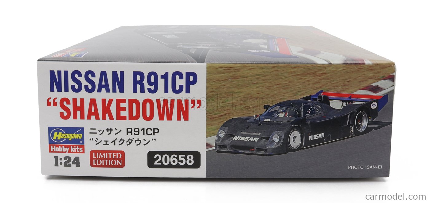 HASEGAWA 20658 Scale 1/24 | NISSAN R91CP 3.5L V10 SHAKEDOWN N 0 RACING ...