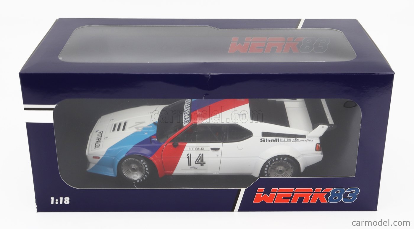 WERK83 W1803015 Scala 1/18 | BMW M1 M88 3.5L TEAM BMW MOTORSPORT N 14 ...