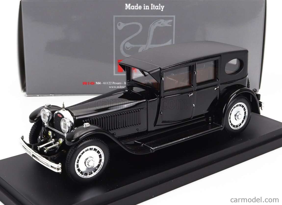 RIO-MODELS 4715 Scale 1/43 | BUGATTI TYPE 41 ROYALE 1927 BLACK