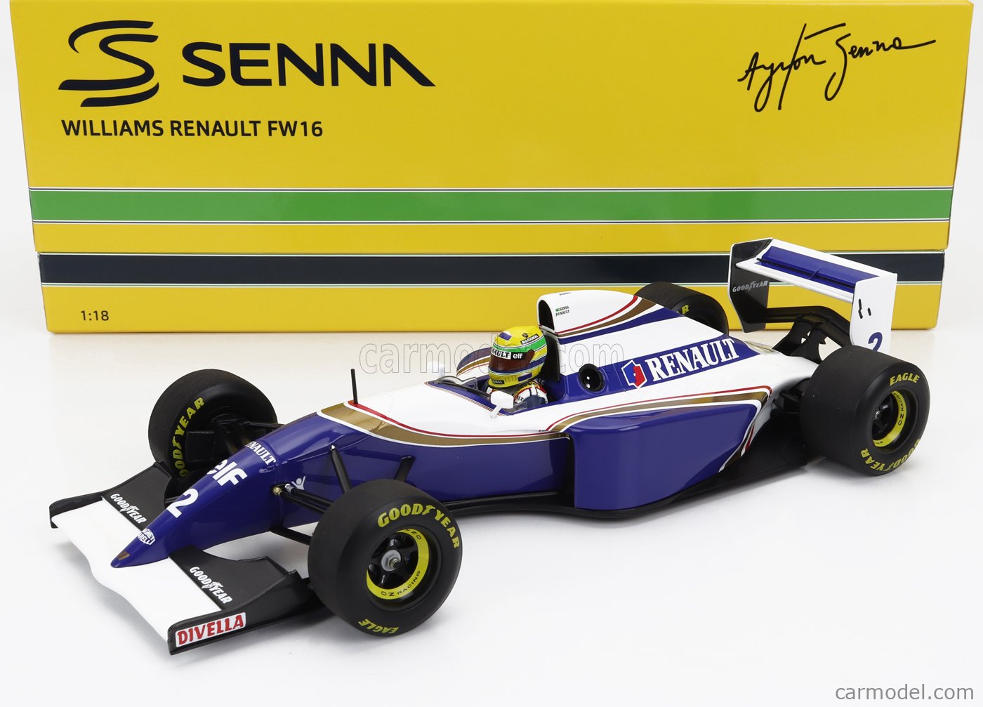 MINICHAMPS 543941800 Scale 1/18 | WILLIAMS F1 FW16 TEAM ROTHMANS ...