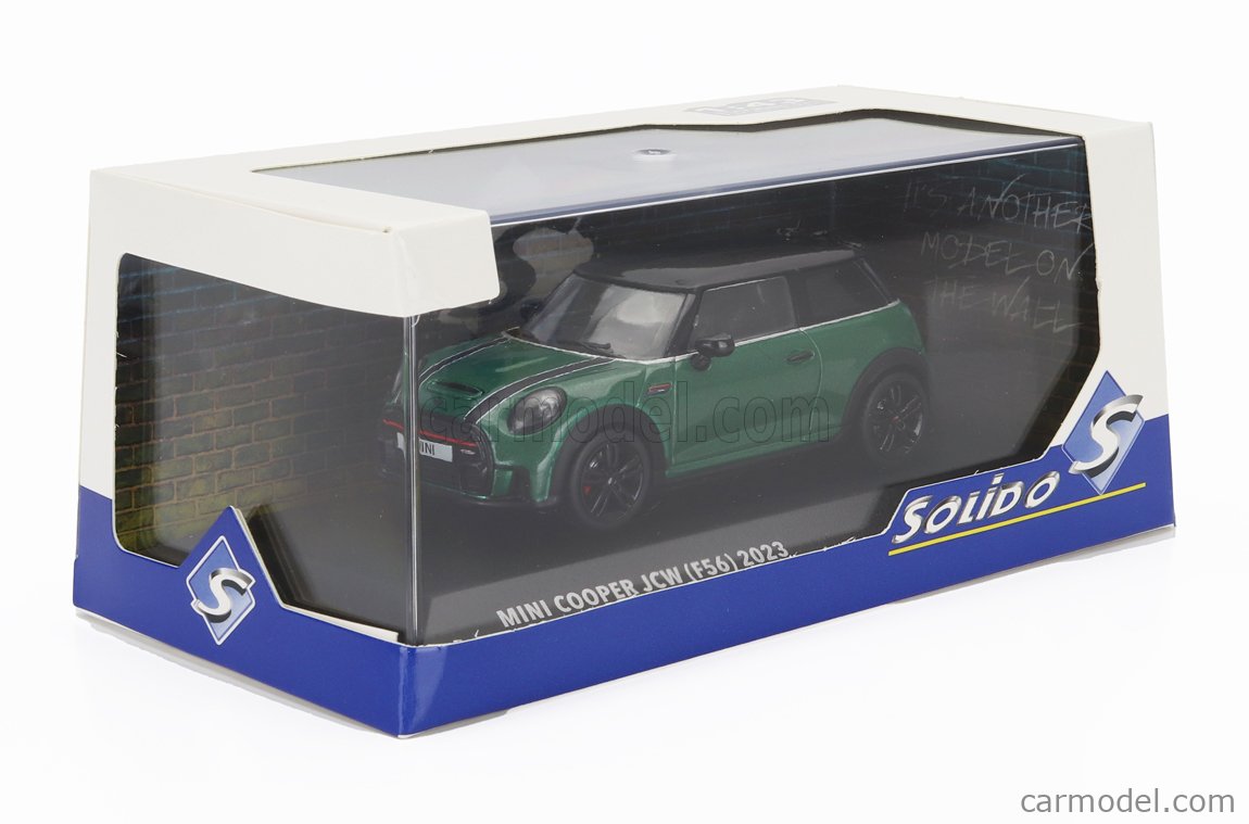 SOLIDO 4315002 Scale 1/43 | MINI COOPER JOHN WORKS JCW F56 2023 GREEN