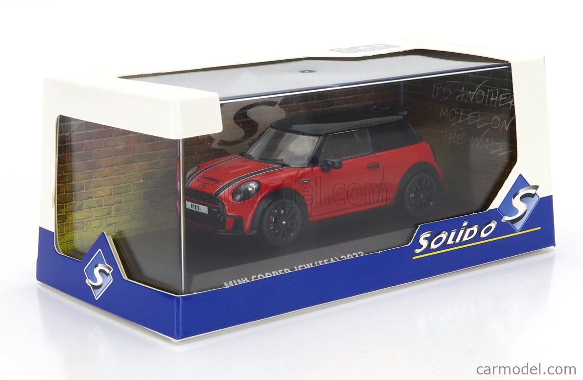 SOLIDO 4315001 Scale 1/43 | MINI COOPER JOHN WORKS JCW F56 2023 RED