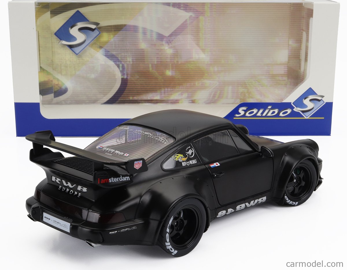 SOLIDO 1807508 Escala 1/18 | PORSCHE 911 964 RWB BODYKIT DARTH VADER ...