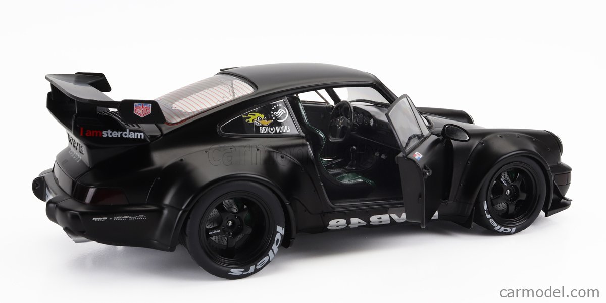 SOLIDO 1807508 Echelle 1/18 | PORSCHE 911 964 RWB BODYKIT DARTH VADER ...