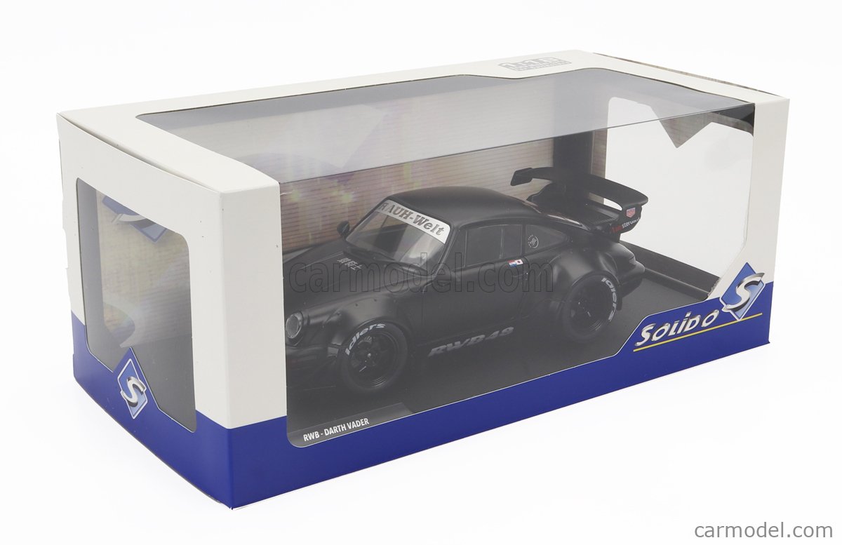 SOLIDO 1807508 Escala 1/18 | PORSCHE 911 964 RWB BODYKIT DARTH VADER ...