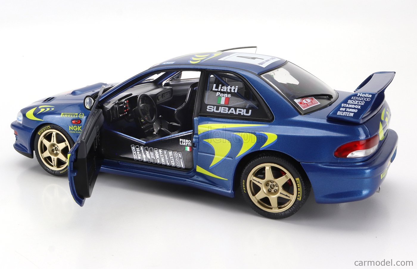 SOLIDO 1807405 Scale 1/18 | SUBARU IMPREZA STI WRC N 4 WINNER RALLY ...