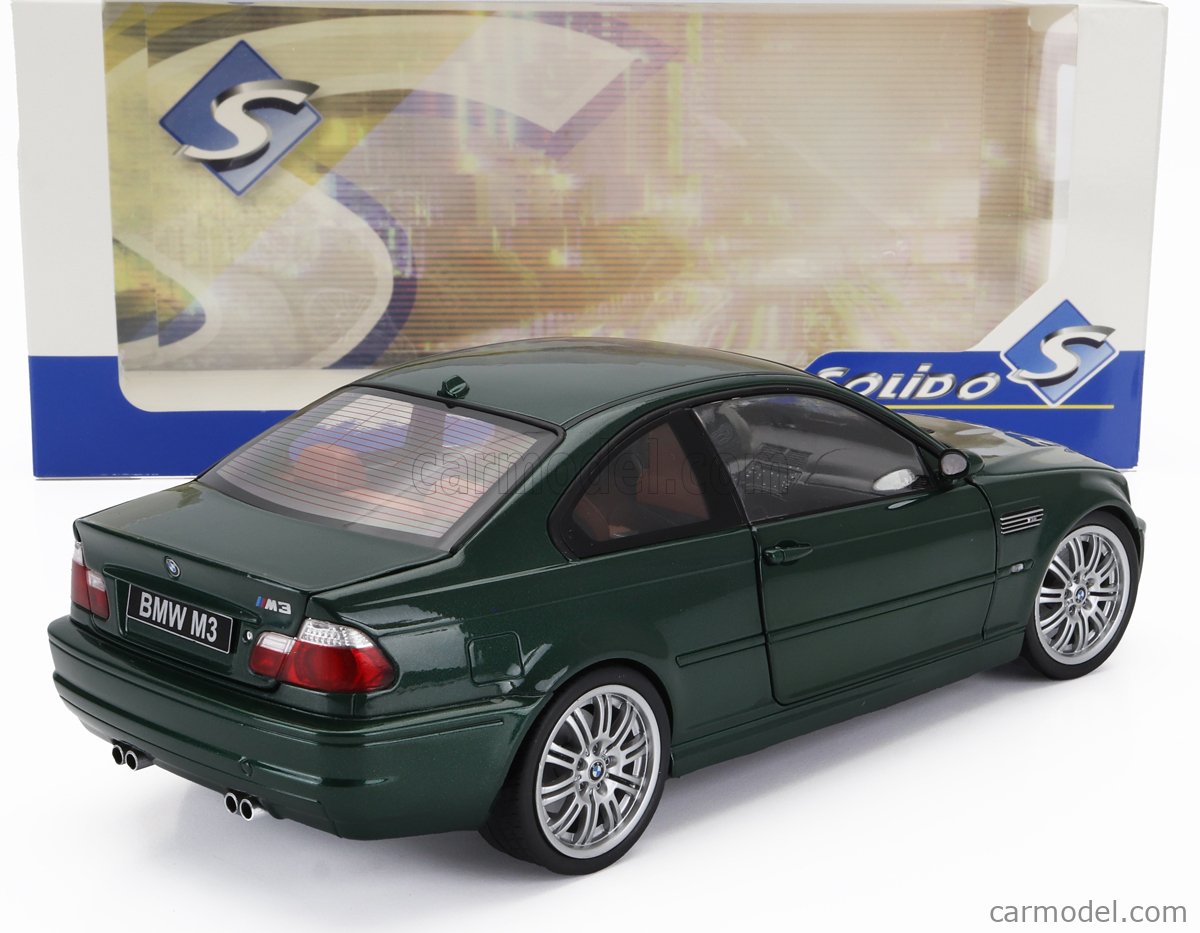 SOLIDO 1806507 Scale 1/18 | BMW 3-SERIES M3 (E46) COUPE 2000 GREEN