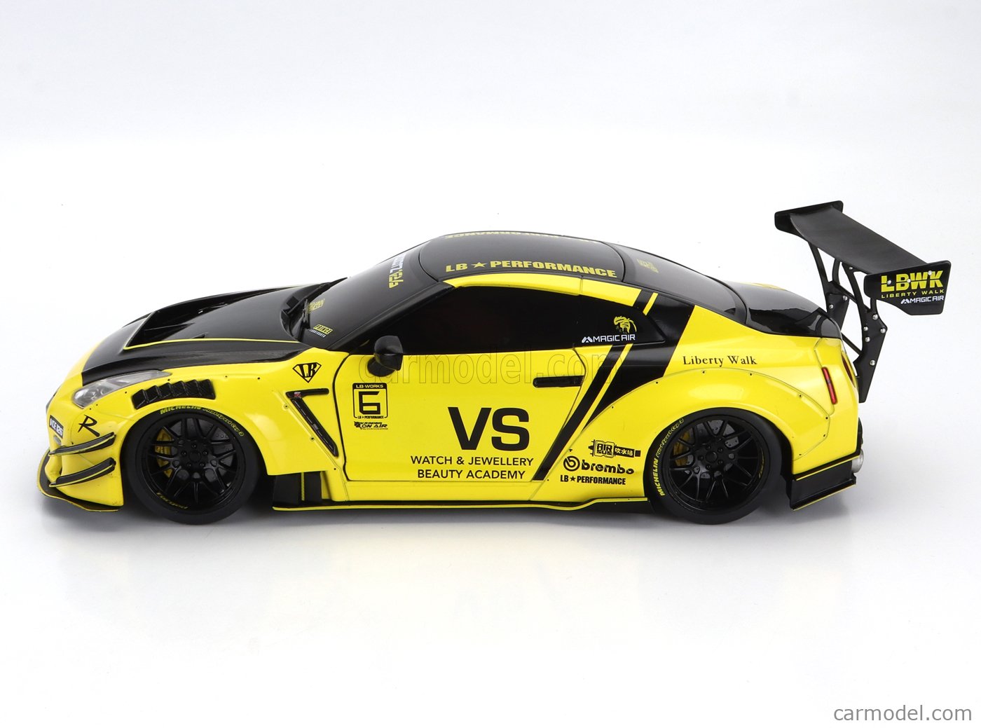 SOLIDO 1805809 Scala 1/18 | NISSAN GT-R (R35) LIBERTY WALK BODY KIT 2.0 ...