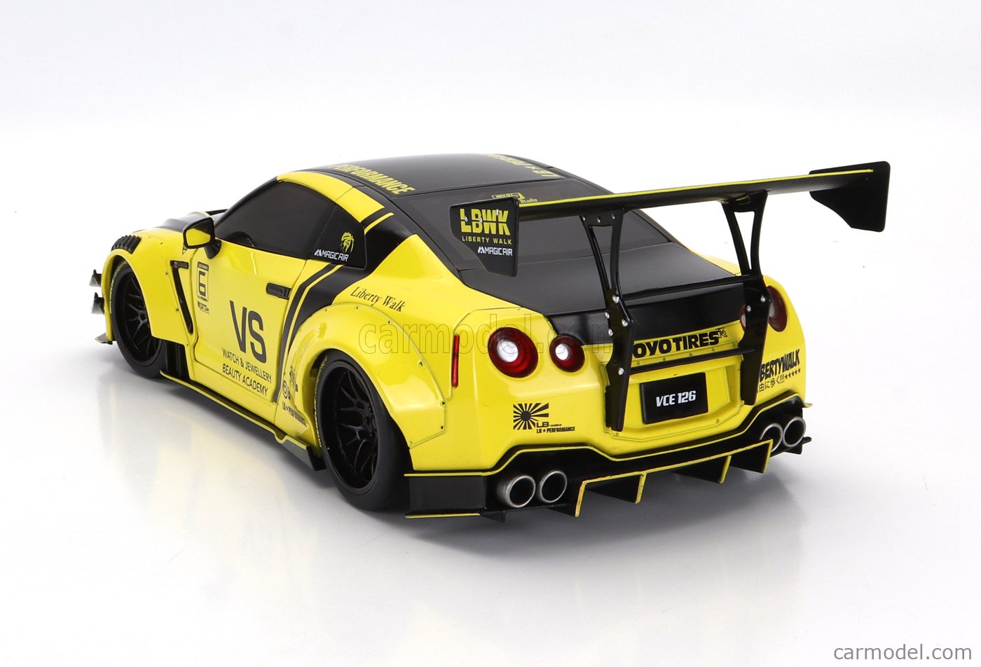 SOLIDO 1805809 Scala 1/18 | NISSAN GT-R (R35) LIBERTY WALK BODY KIT 2.0 ...