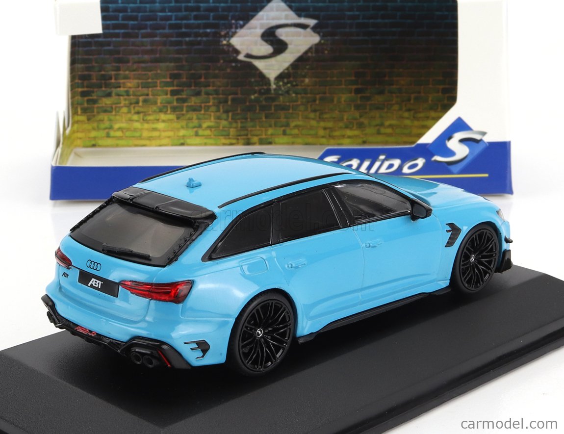 SOLIDO 4310707 Scale 1/43 | AUDI A6 RS6-R ABT SW STATION WAGON 2022 BLUE