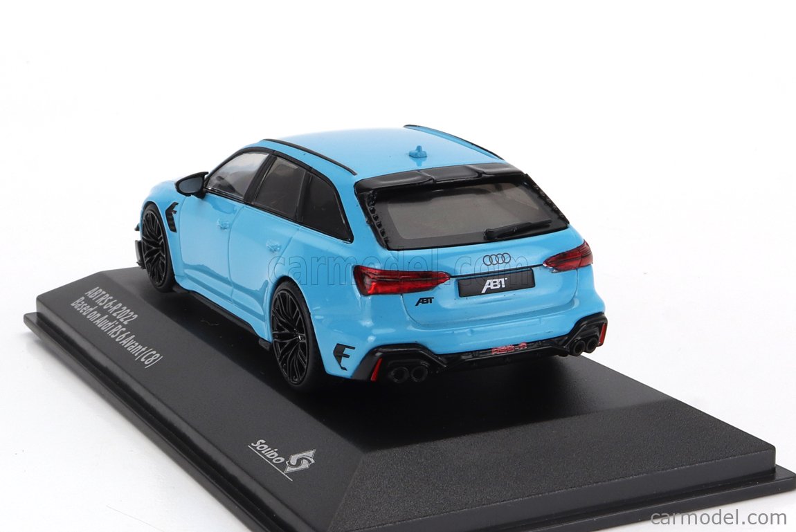 SOLIDO 4310707 Scale 1/43 | AUDI A6 RS6-R ABT SW STATION WAGON 2022 BLUE