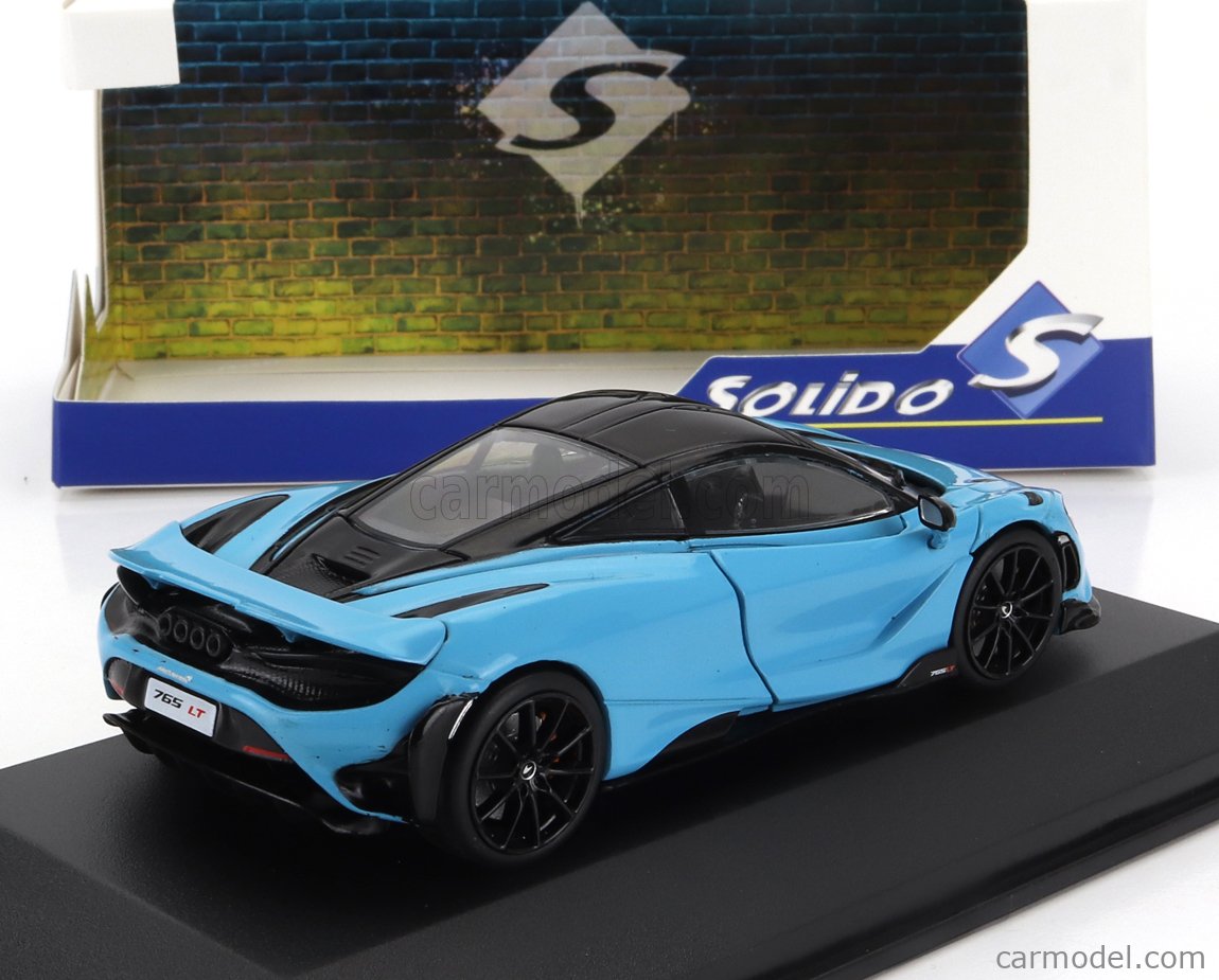 SOLIDO 4311904 Scale 1/43 | McLAREN 765LT V8 BITURBO 2020 LIGHT BLUE