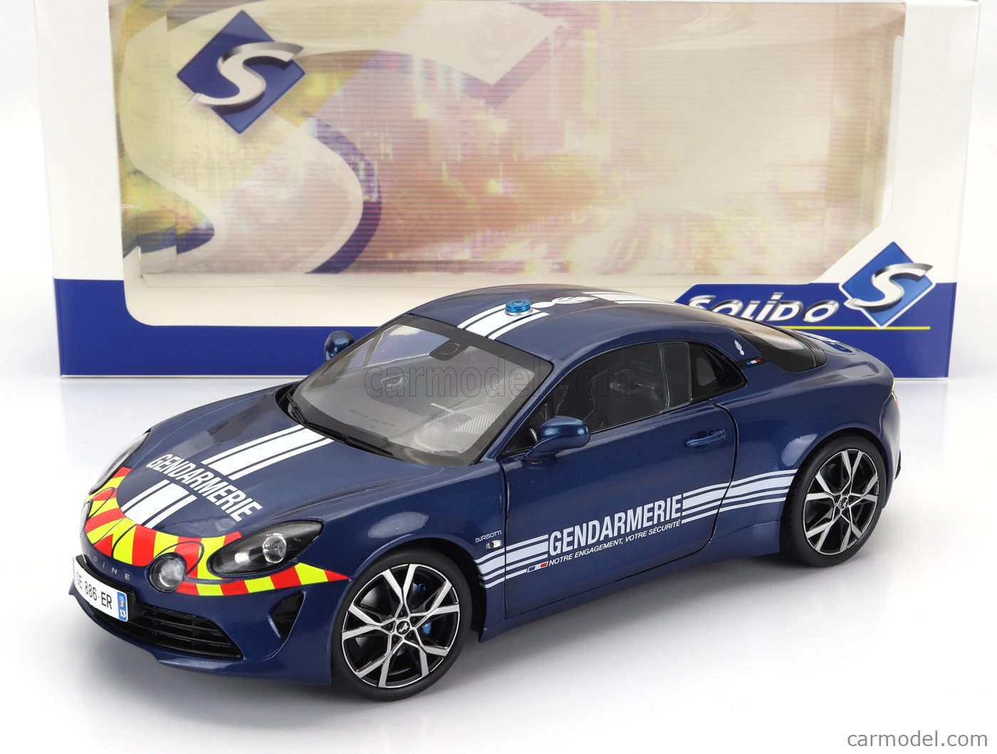 SOLIDO 1801628 Scale 1/18 | ALPINE ALPINE A110 GENDARMERIE POLICE COUPE ...