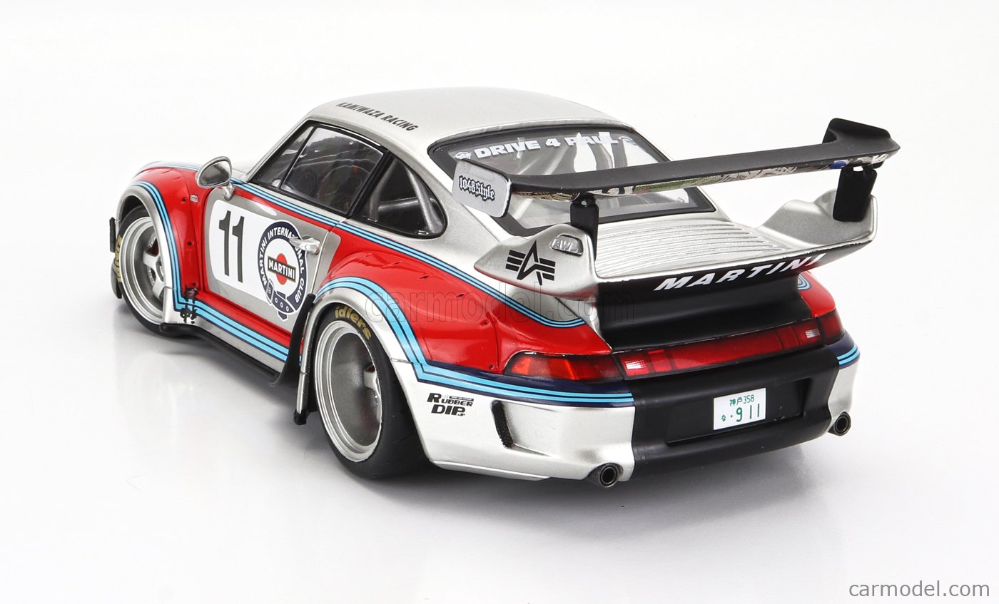 SOLIDO 1808502 Echelle 1/18 | PORSCHE 911 993 RWB BODYKIT N 11 MARTINI ...