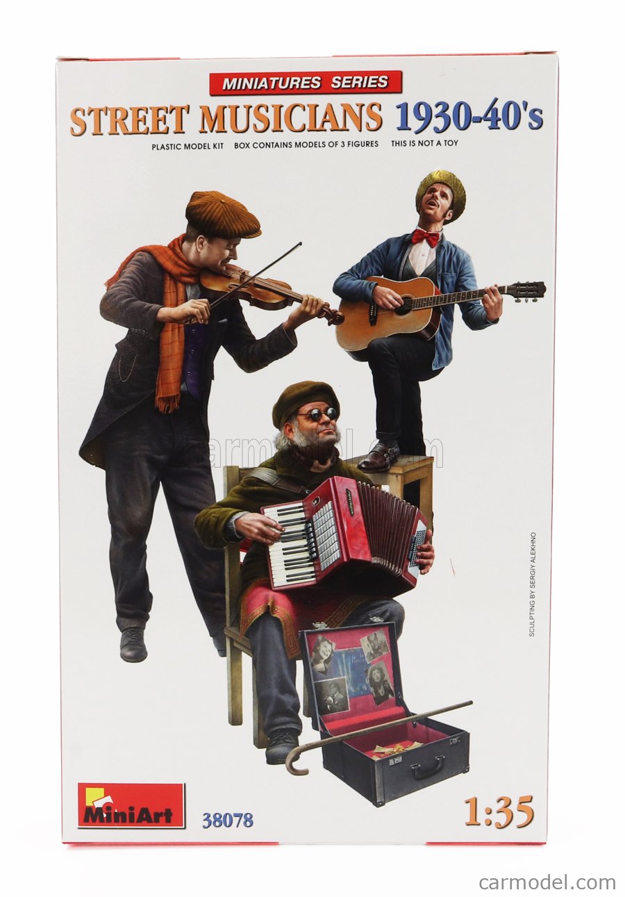 MINIART 38078 Scale 1/35 | FIGURES STREET MUSICIANS 1930-1940