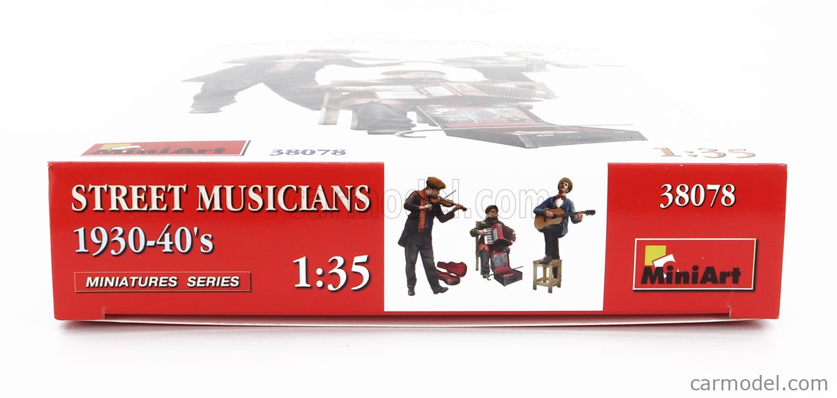 MINIART 38078 Scale 1/35 | FIGURES STREET MUSICIANS 1930-1940