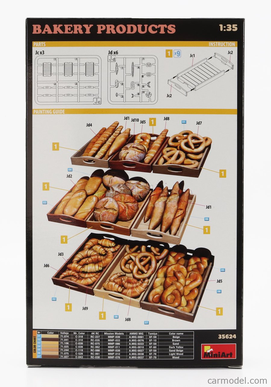MINIART 35624 Scale 1/35 | ACCESSORIES BAKERY PRODUCTS
