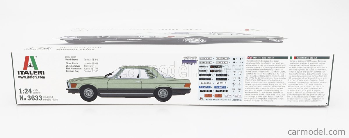 ITALERI IT3633 Scala 1/24 | MERCEDES BENZ S-CLASS 500 SLC (C107) COUPE ...