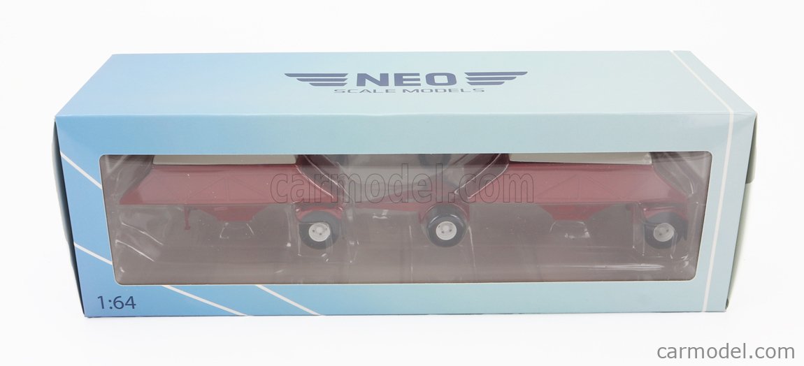 NEO SCALE MODELS NEO64101 Scale 1/64 | TRAILER 2X RIMORCHIO DOUBLE ...