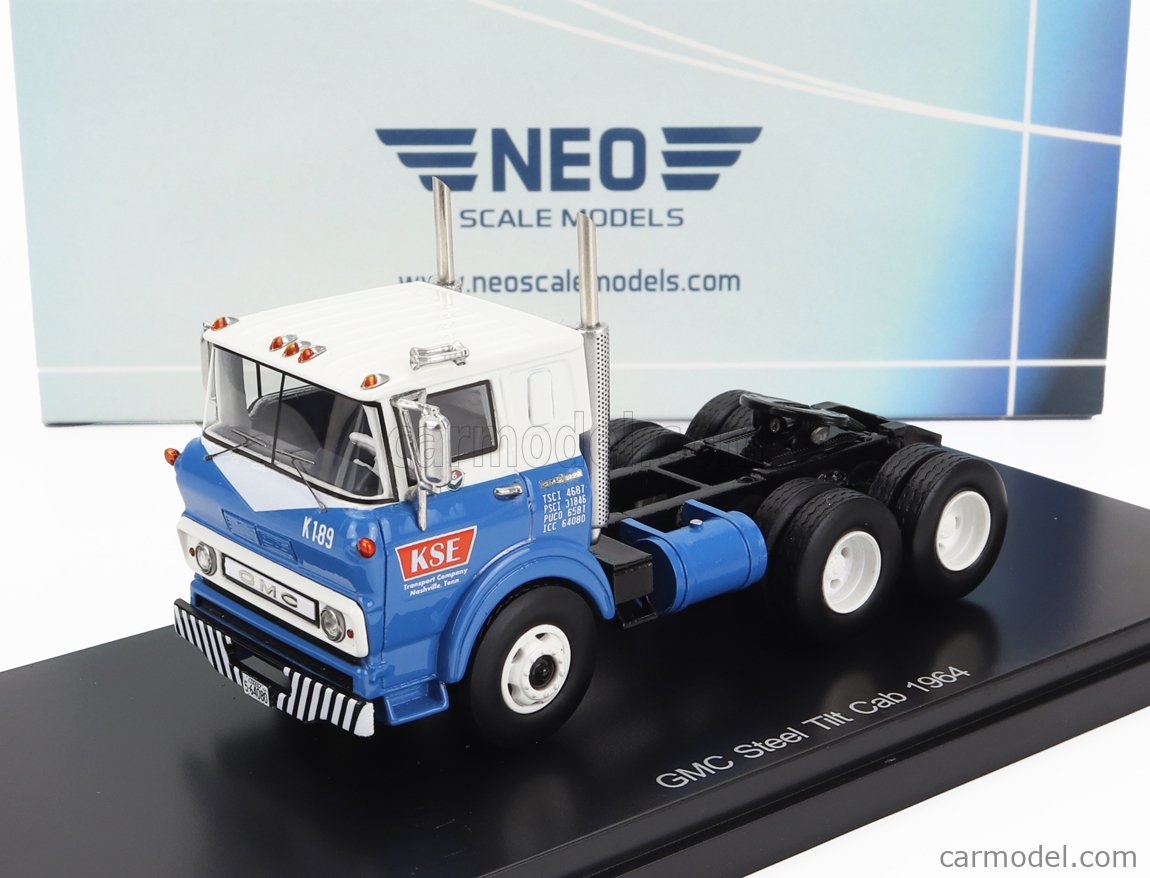 NEO SCALE MODELS NEO64080 Scale 1/64 | GMC TILT CAB SLEEPER TRACTOR ...