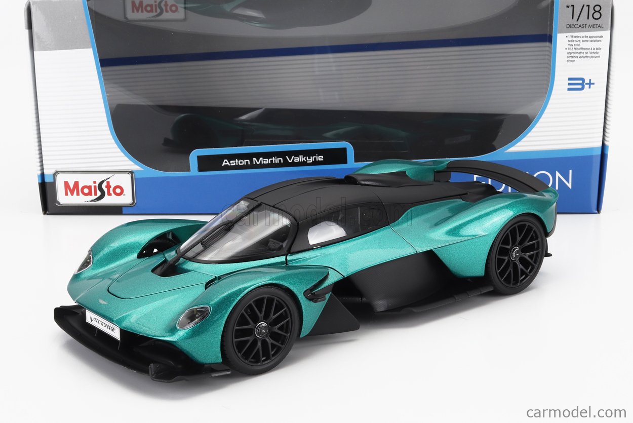 MAISTO 31465GR Escala 1/18 | ASTON MARTIN VALKYRIE 2022 GREEN