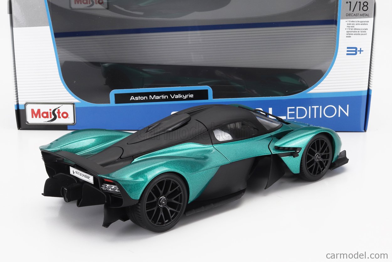 MAISTO 31465GR Scale 1/18 | ASTON MARTIN VALKYRIE 2022 GREEN