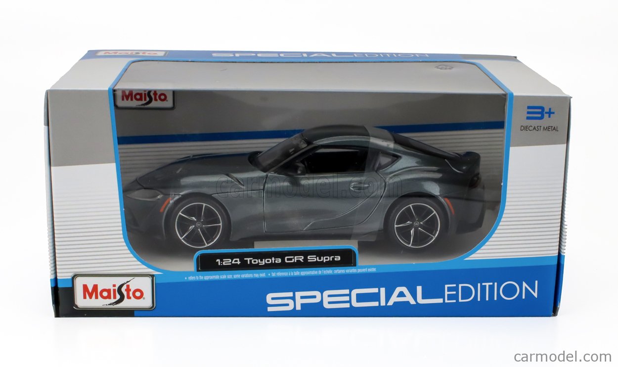 MAISTO 32917GY Scale 1/24 | TOYOTA SUPRA GR COUPE 2022 GREY