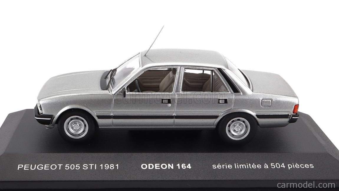ODEON ODEON164 Scale 1/43 | PEUGEOT 505 STi 1981 SILVER