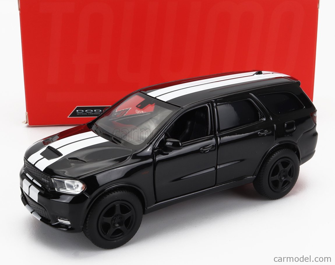 TAYUMO 36145221 Scale 1/36 | DODGE DURANGO SRT 2021 BLACK WHITE