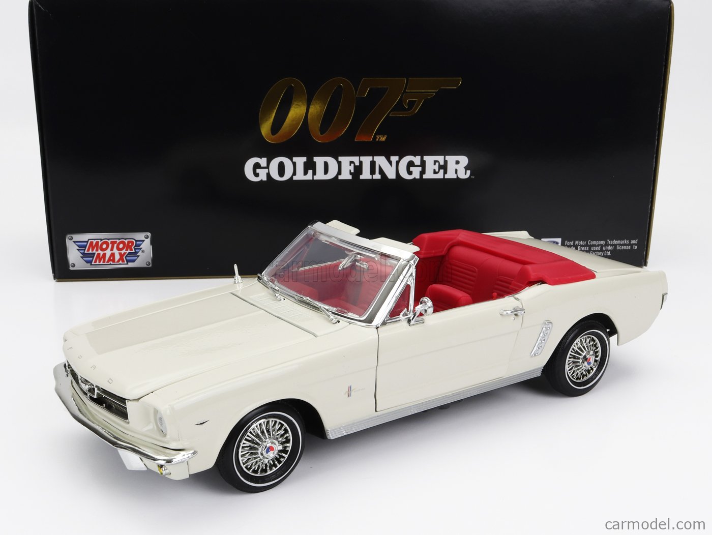 MOTOR-MAX 79833 Scala 1/18 | FORD USA MUSTANG CABRIOLET OPEN 1964 ...