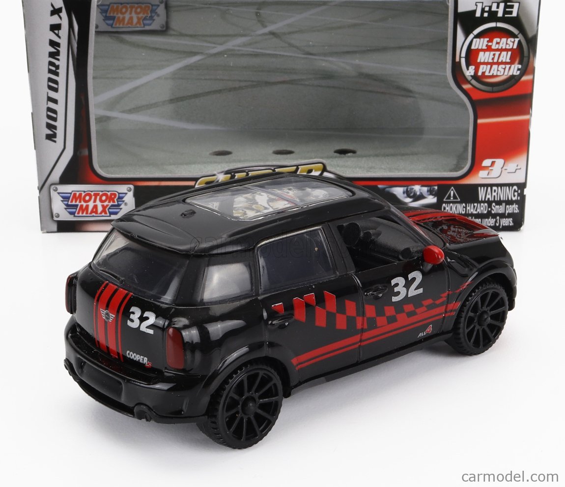 MOTOR-MAX 4078-73407 Scale 1/43 | MINI COOPER S COUNTRYMAN N 32 RACING ...