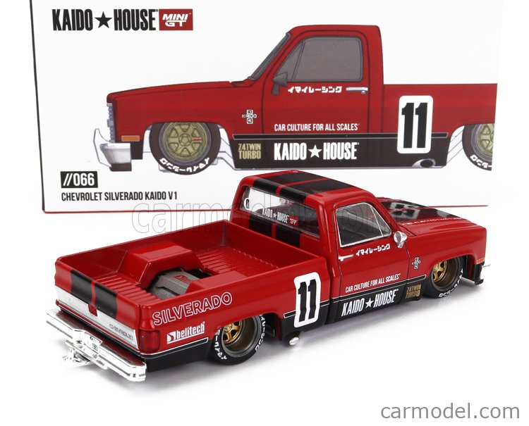 MINI-GT KHMG066 Scale 1/64 | CHEVROLET SILVERADO PICK-UP KAIDO HOUSE K1 ...