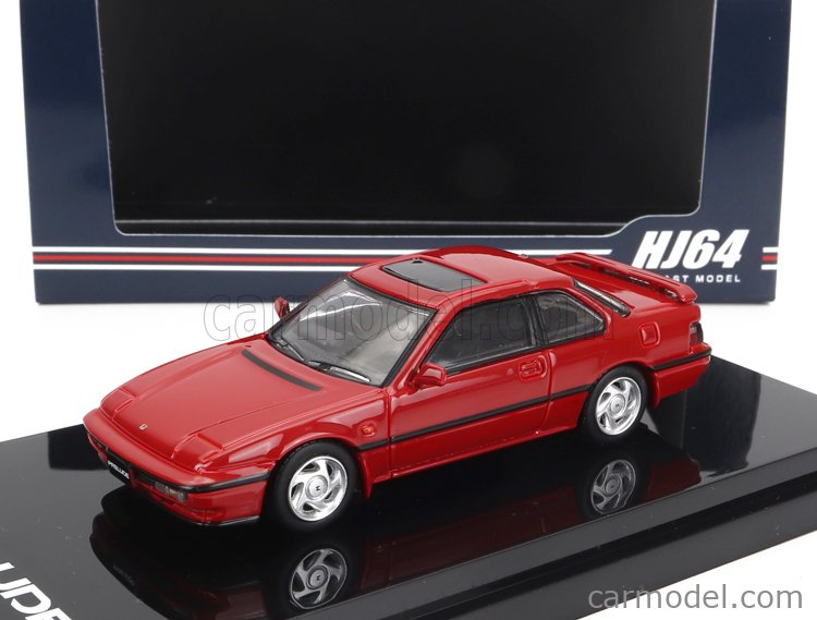 IGNITION-MODEL HJ642002AR Echelle 1/64 | HONDA PRELUDE 2.0XX 4WS 1989 RED