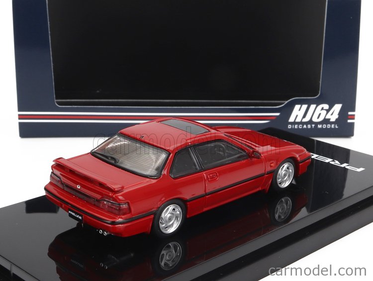 IGNITION-MODEL HJ642002AR Echelle 1/64 | HONDA PRELUDE 2.0XX 4WS 1989 RED