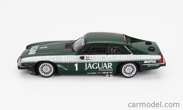 BM-CREATIONS BM64B0318RHD Scale 1/64 | JAGUAR XJS N 7 RACING 1984 GREEN