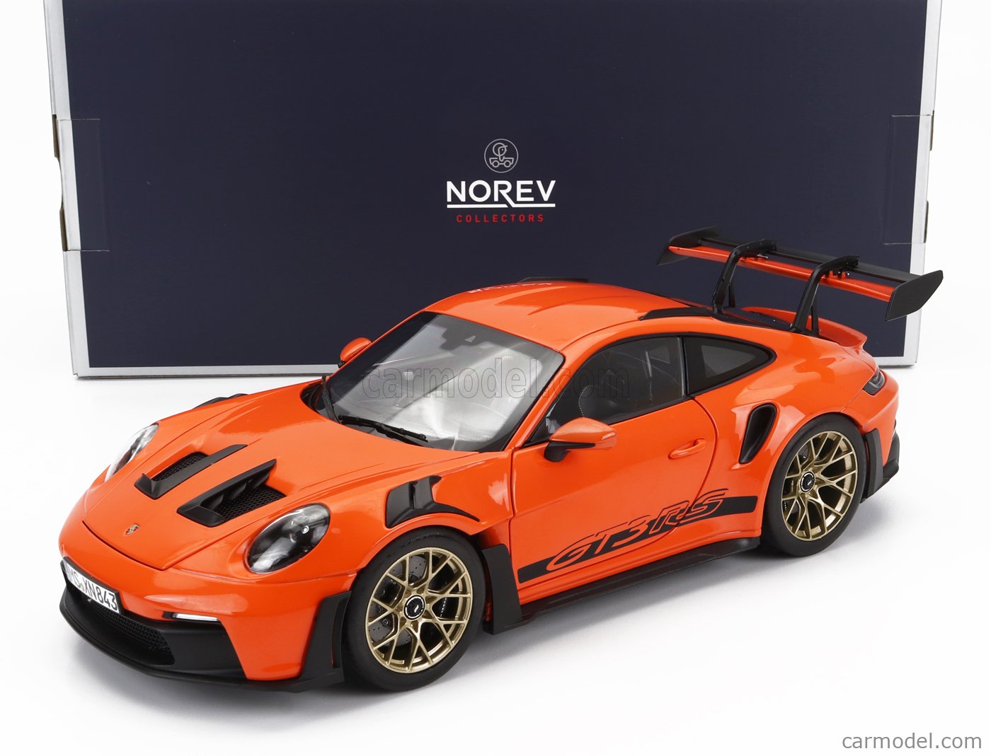 NOREV 187360 Scale 1/18 | PORSCHE 911 992 GT3 RS COUPE 2022 GULF ORANGE